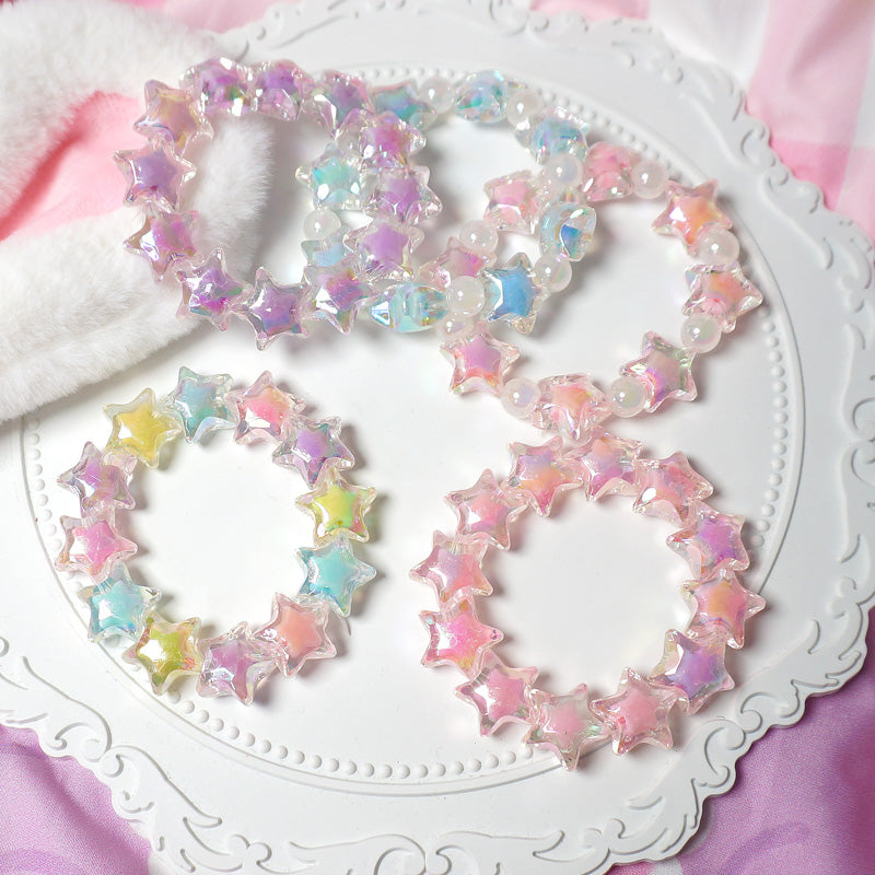 Decora Kei Star Candy Bracelet Colorful Kawaii Accessory - MaoJiang ...