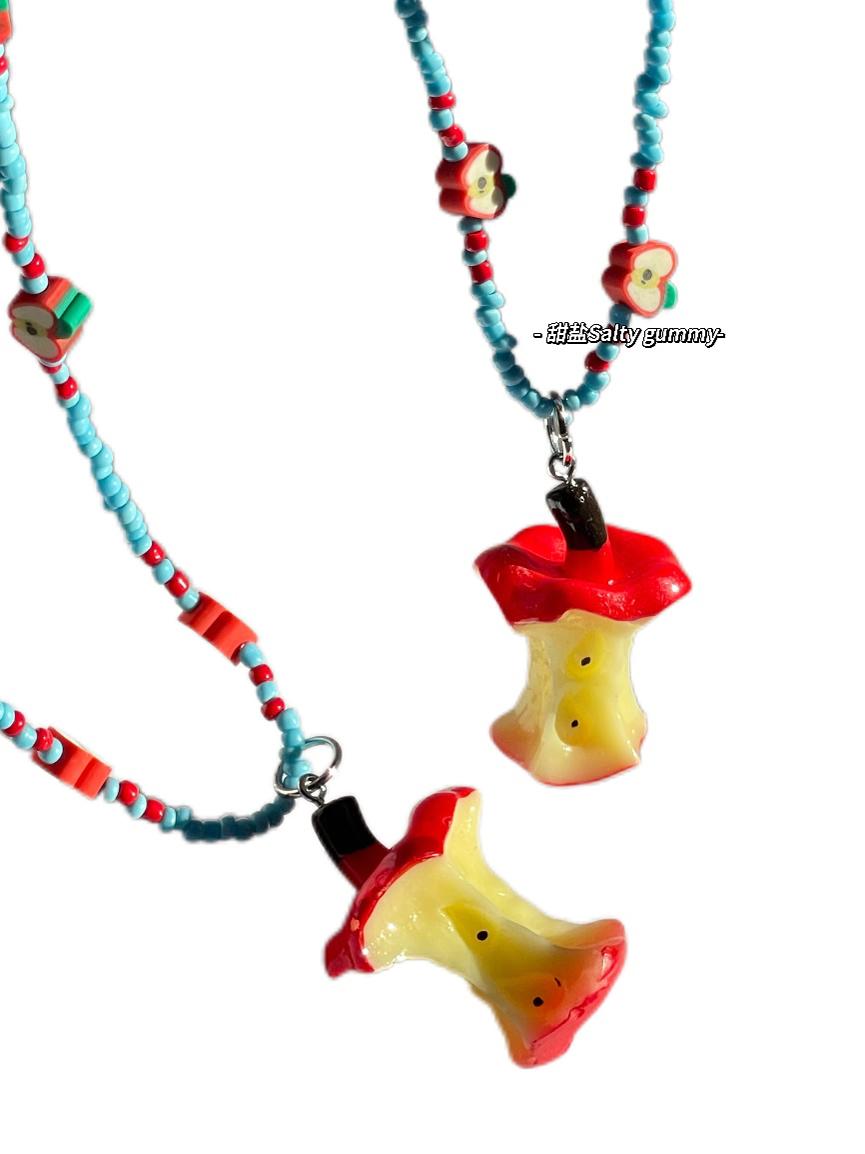 Y2K Colorful Resin Necklace Sweet Cool Summer - Salty Gummy | Land Decora