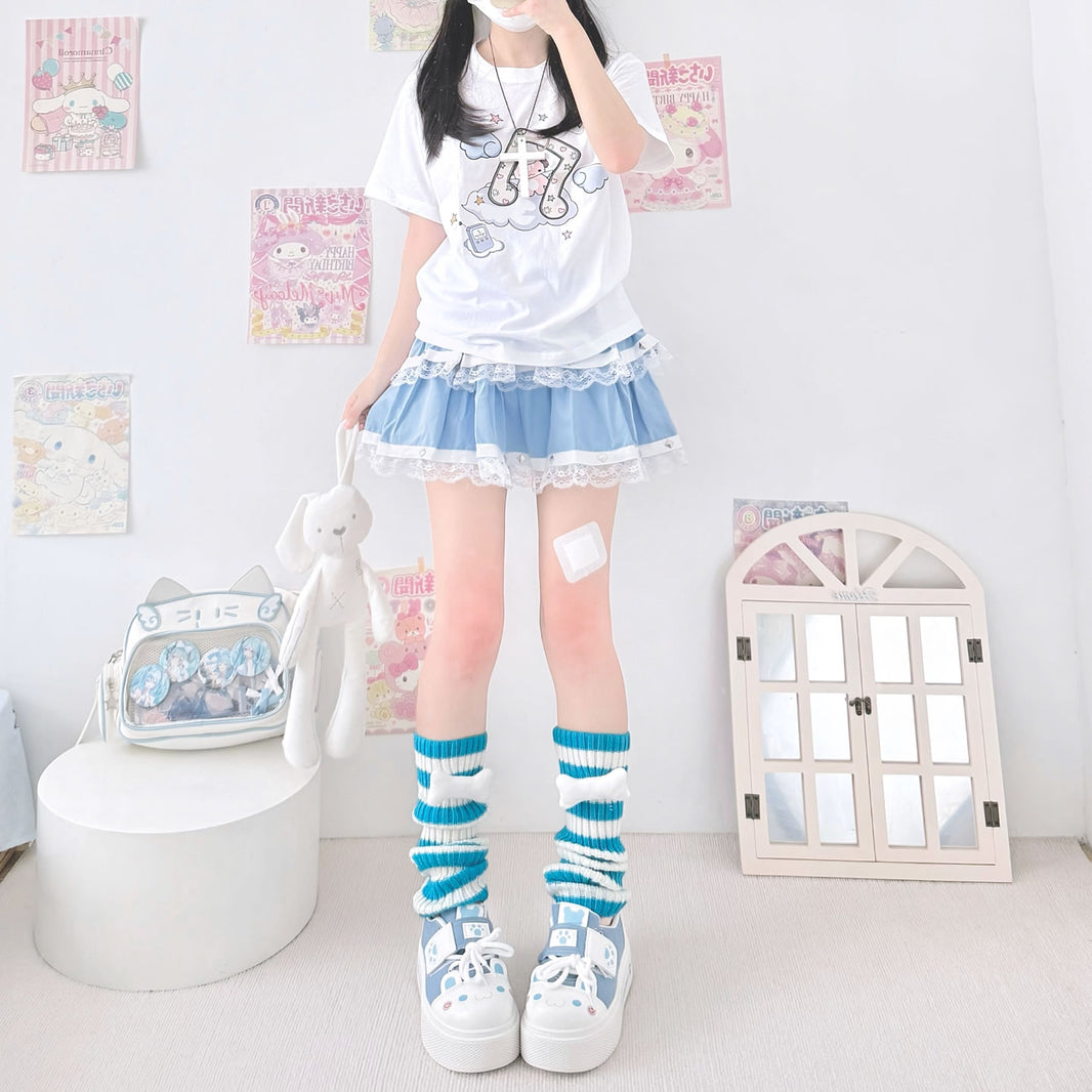 Harajuku Tights & Kawaii Leg Warmers | Decora Kei Style – Land Decora